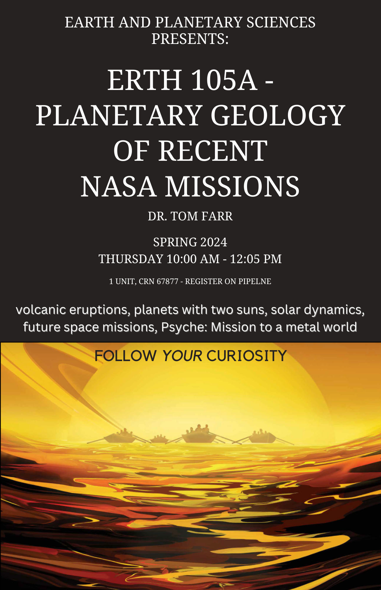 ERTH 105A - Planetary Geology of Recent NASA Missions - Santa Barbara City College